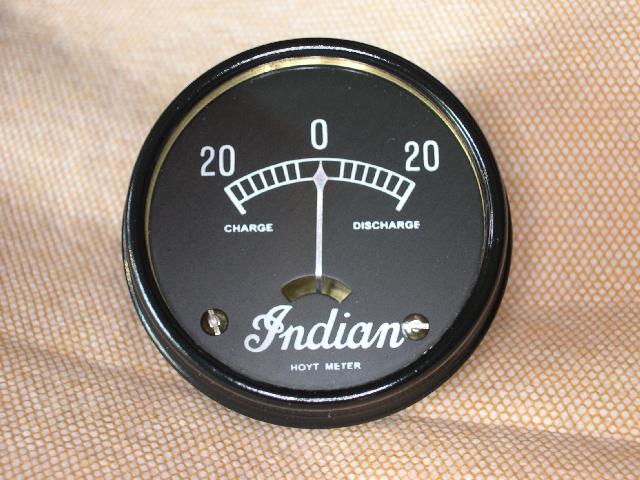 1941-1946 1/2 INDIAN AMMETER New exact duplicate replacement, black ...