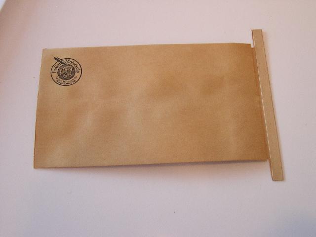 NOS INDIAN PARTS ENVELOPE Has the Indian logo, original from factory ...